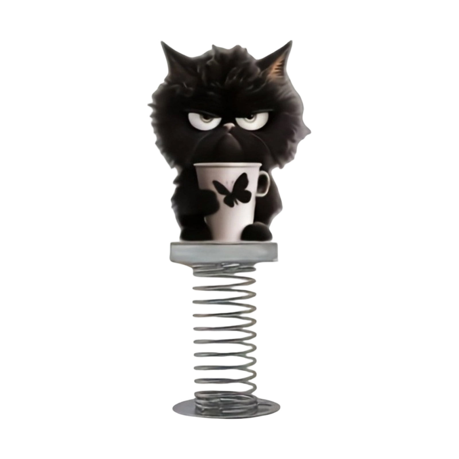 Shake Head Dancing Cats Car Interior Decors Reflective Acrylic Ornament ...
