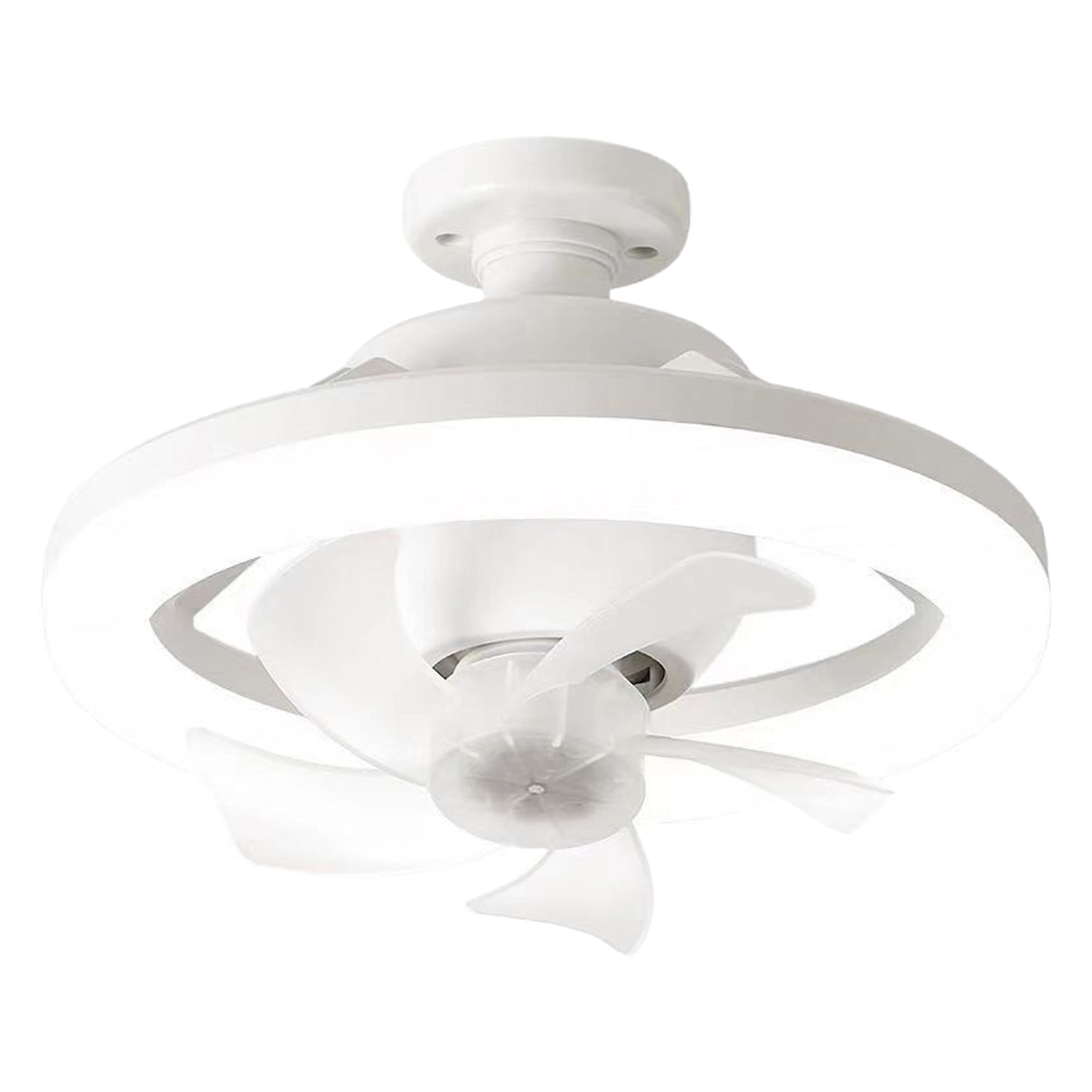 Shake Head Fan with Super Bright Silent Small Ceiling Light for Living ...