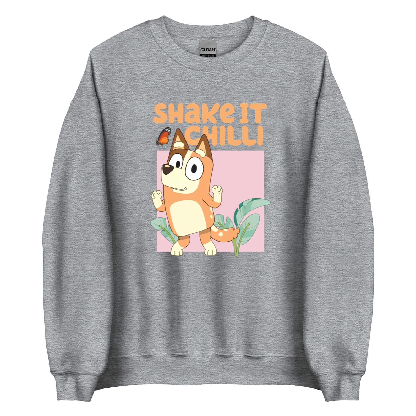 Shake It Chilli Cartoon Dog T-Shirt Fun Family Graphic Tee - Walmart.com