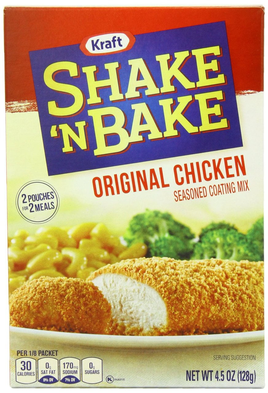 Shake N' Bake Original Chicken Oven Breading Mix, 4.5 oz - Case of 12 ...