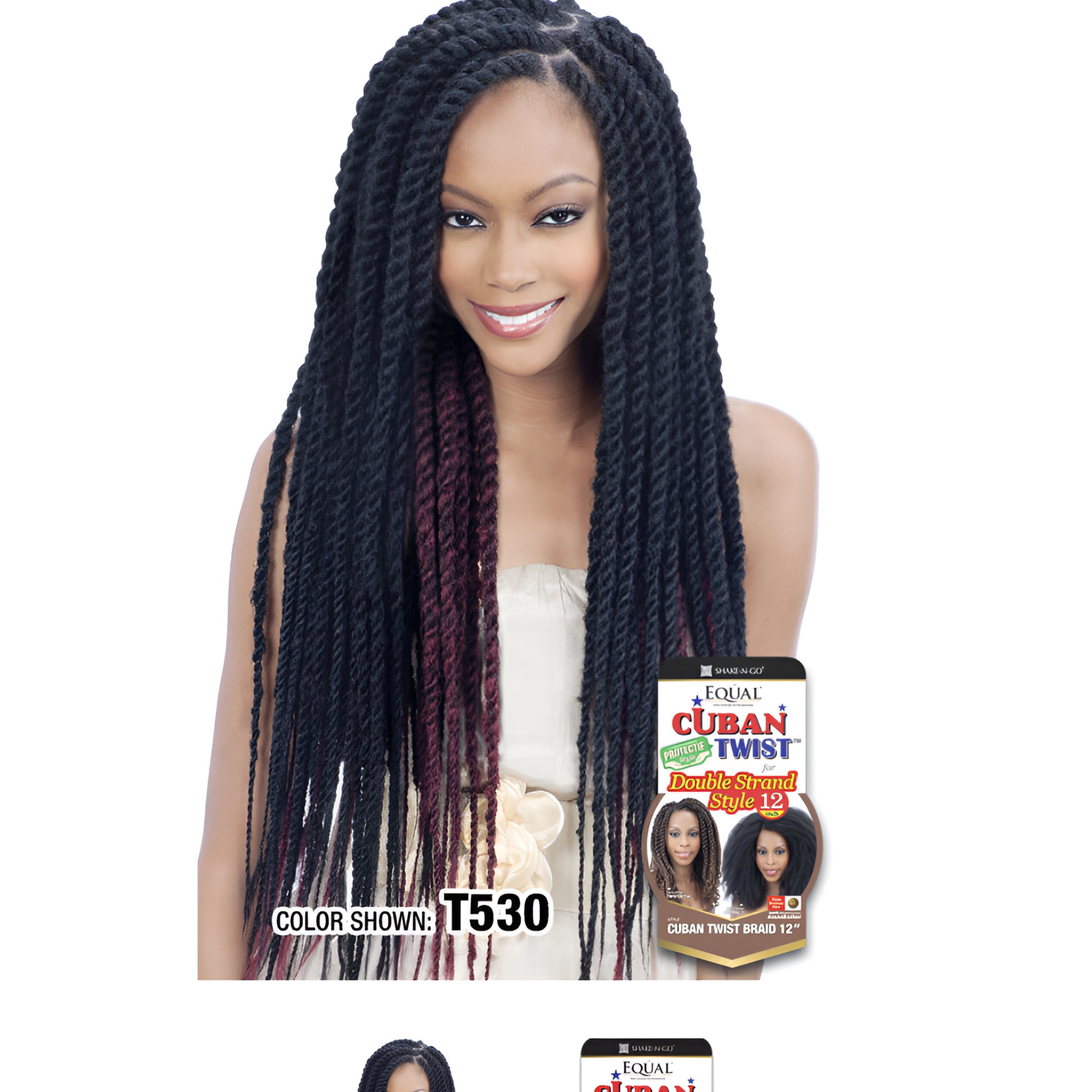 Shake-N-Go Cuban Twist Braid 16" 27 - Walmart.com