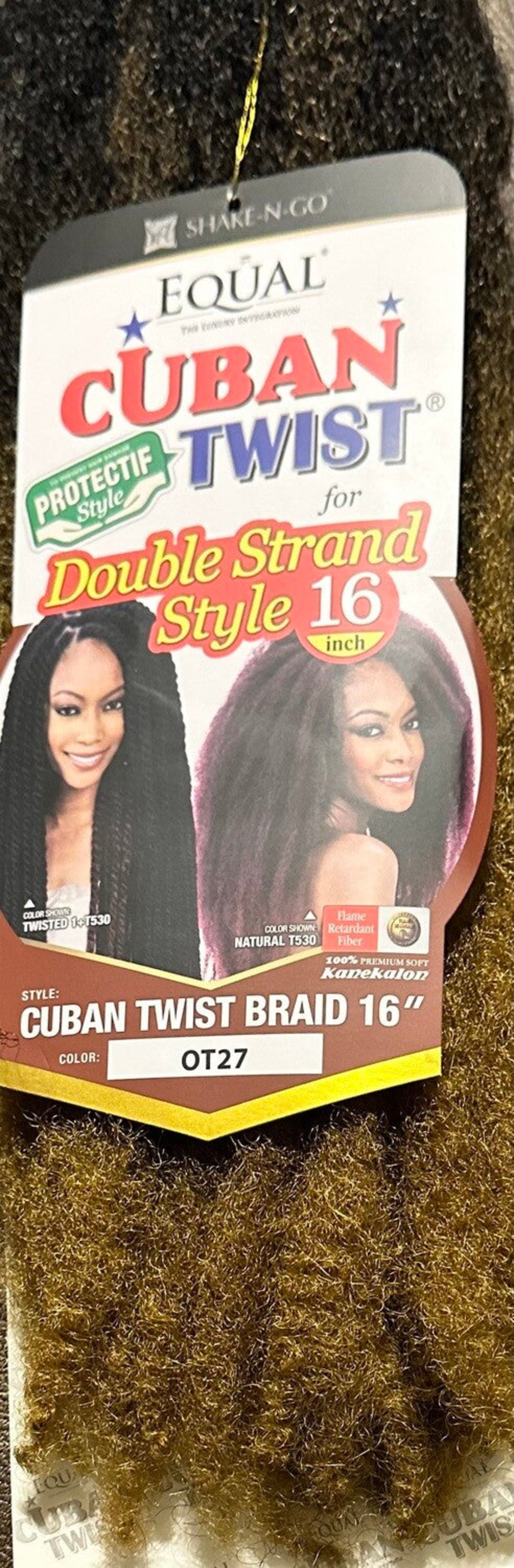 Shake-N-Go Equal Cuban Twist Braid 16" - Walmart.com