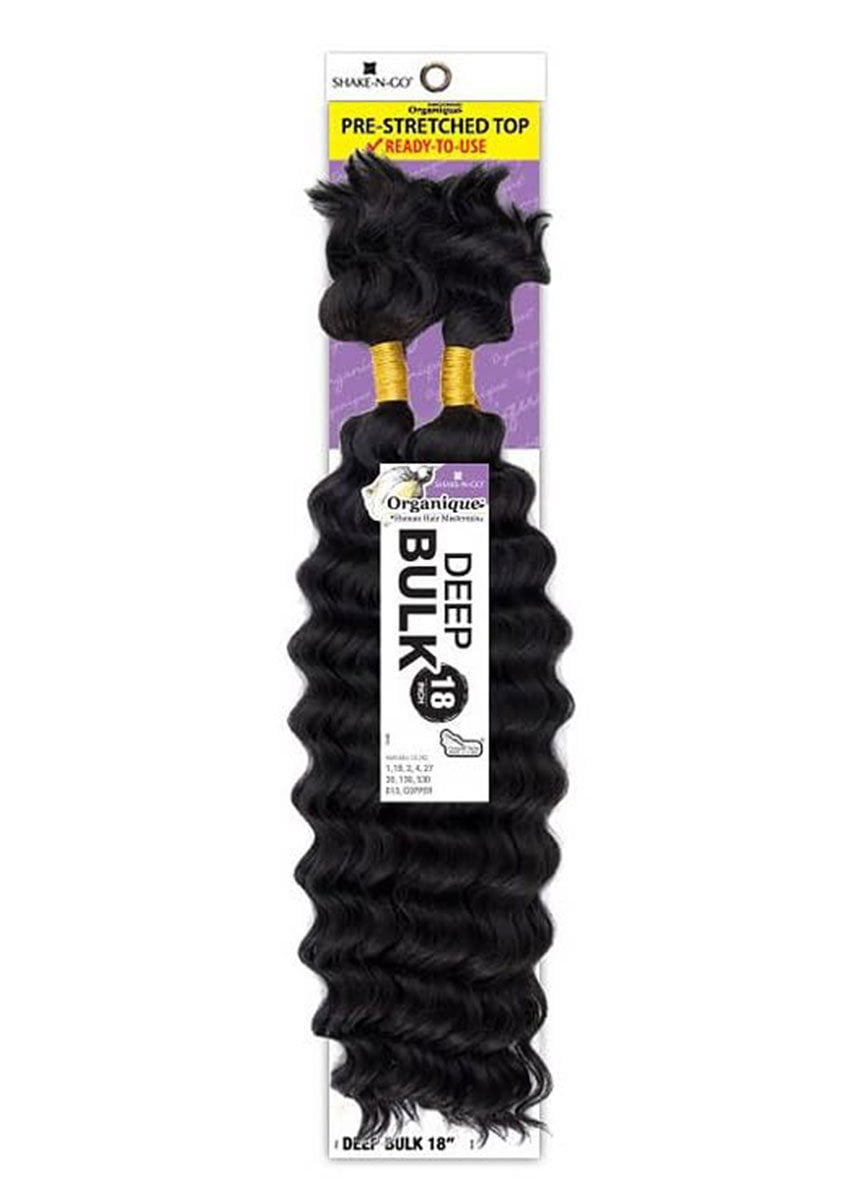 Shake-N-Go Organique Human Hair Mastermix Deep Bulk / 2 - Dark Brown ...