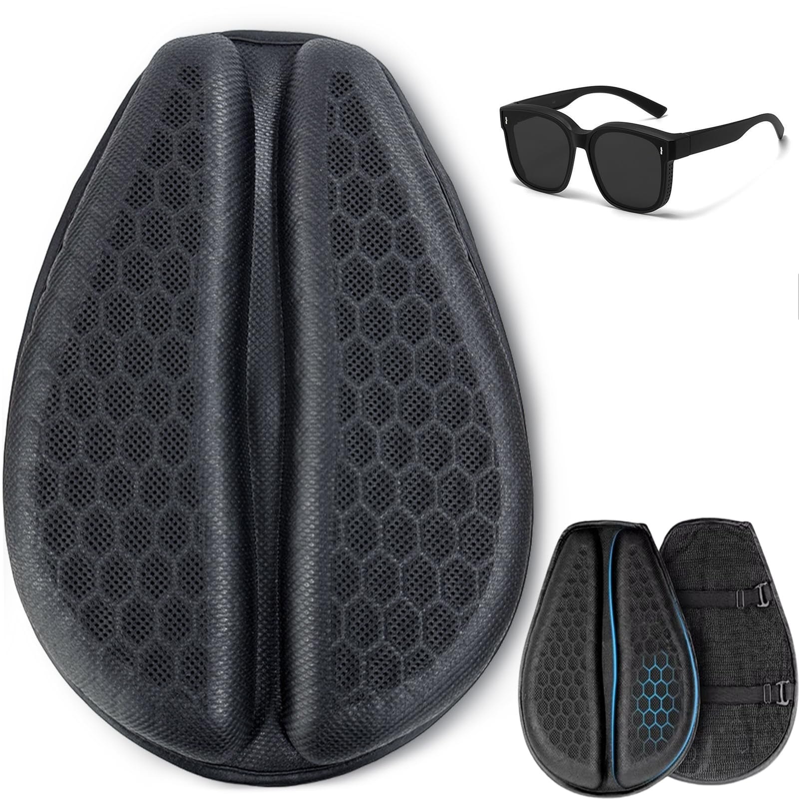 Shake Rider Cushion - Motorcycle Gel Seat Cushion,3D-Honeycomb ...