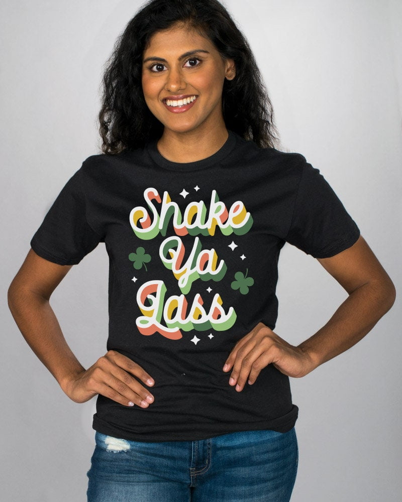 Shake Ya Lass Unisex T-Shirt, Trendy St. Patricks Day St. Pattys ...