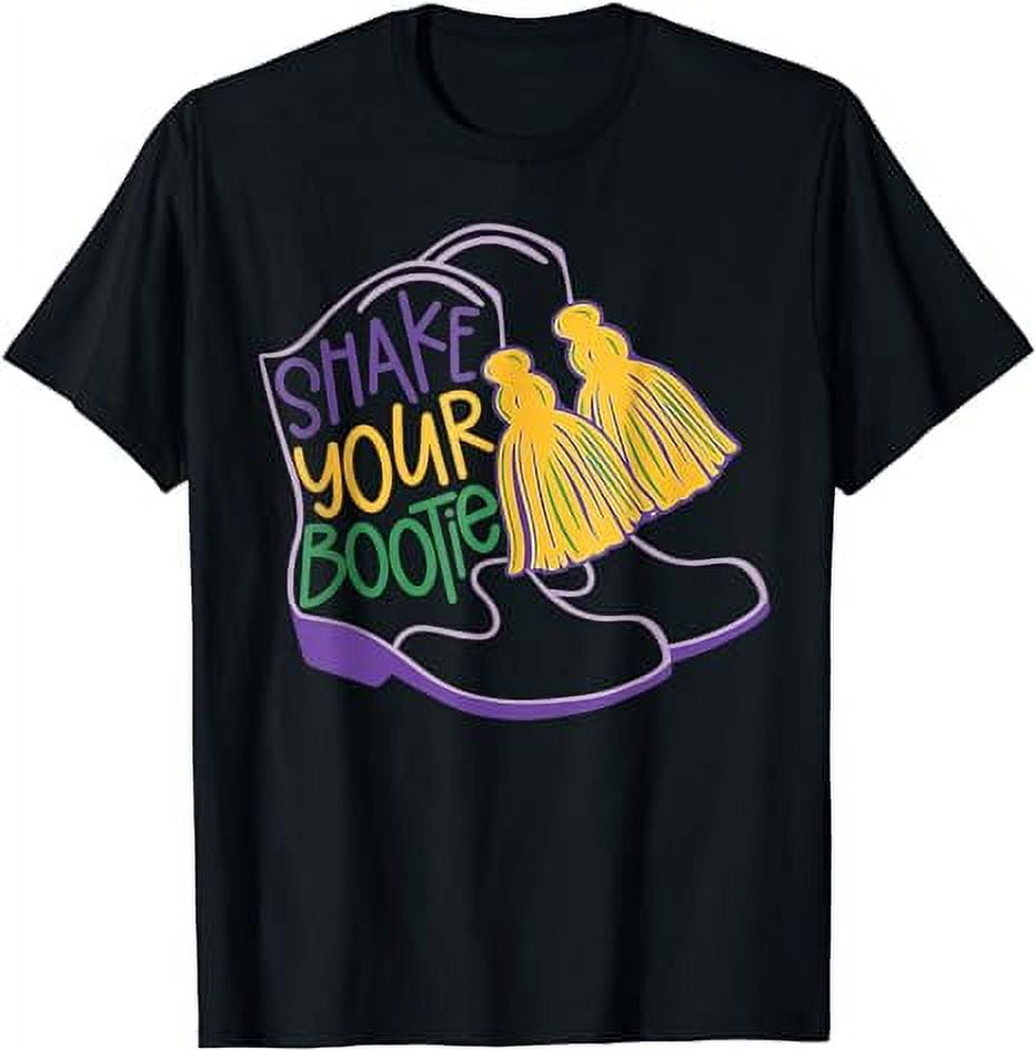 Shake Your Bootie Mardi Gras T-Shirt - Walmart.com