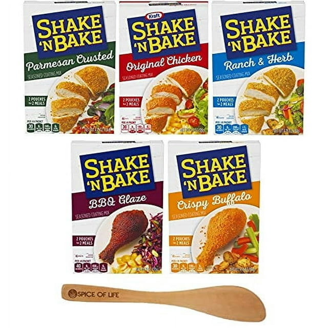 Shake 'n Bake Variety, Parmesan Crusted, Original Chicken, Ranch & Herb, BBQ Blaze, and Crispy ...