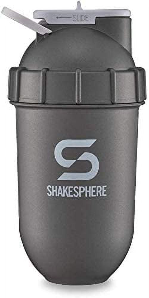 ShakeSphere Tumbler View Protein Shaker Bottle with Side Window, 24oz ...