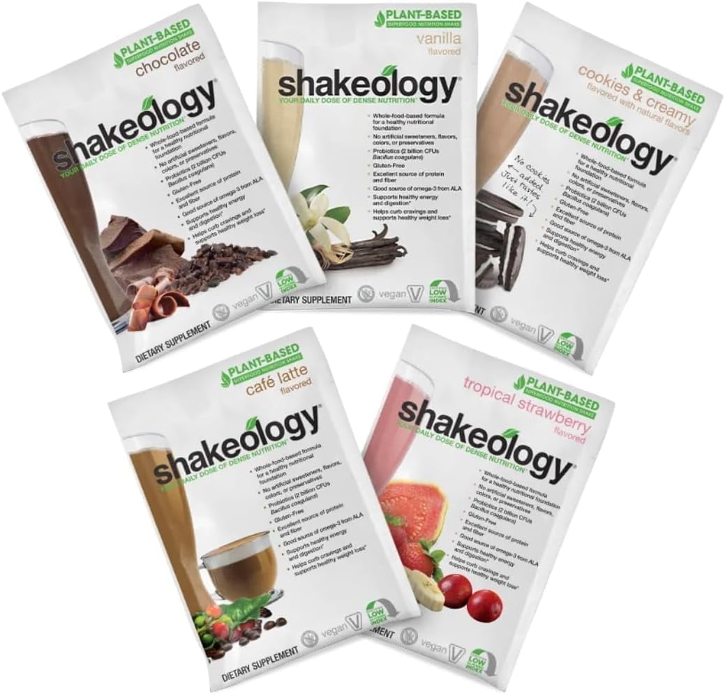 Shakeology Sampler Pack Vegan Protein Powder, Gluten Free Superfood ...