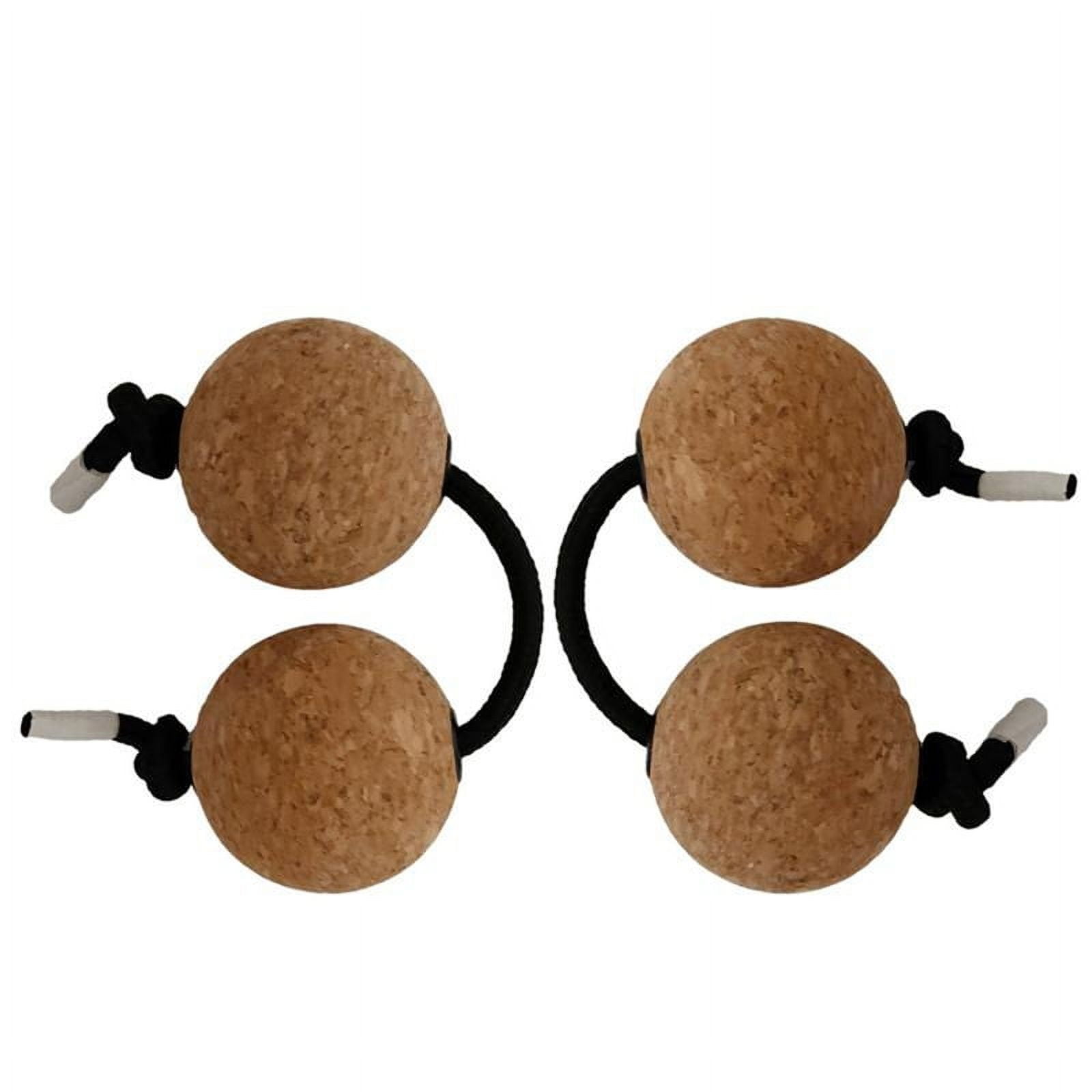 Shaker 2 Pairs Cork Kashaka Shaker Asalato Ball Instrument Percussion ...