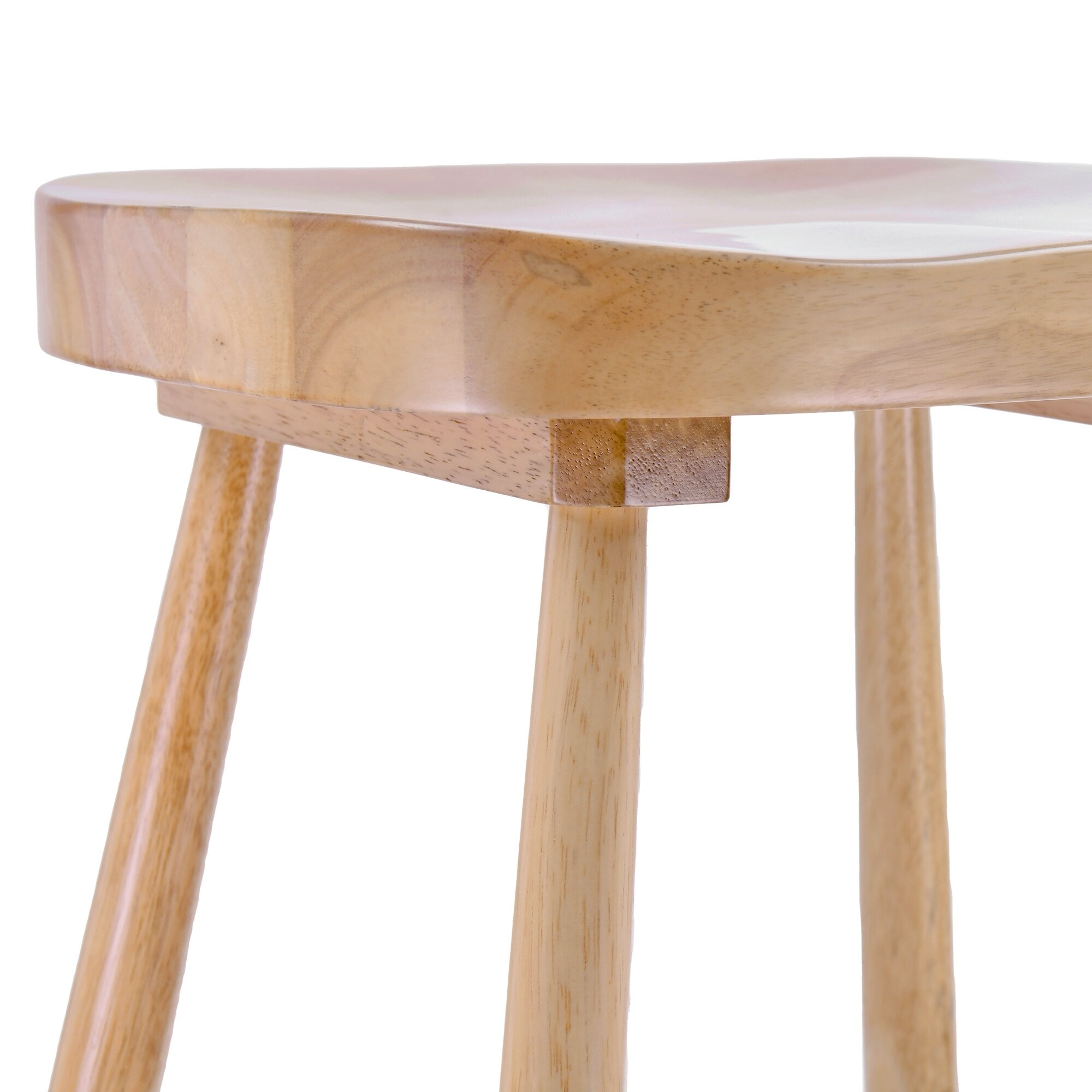 Shaker 26" Height Wooden Counter Stools With Footrest Set of 4 ...