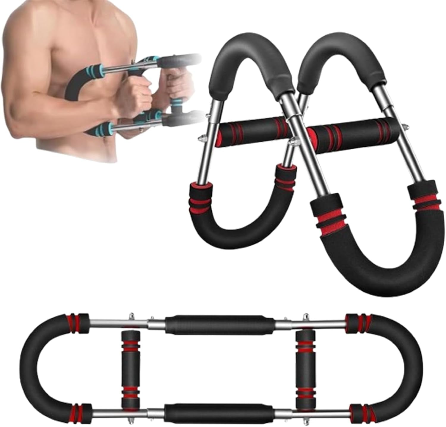 Shaker Arm Trainer, Arm Exerciser, Adjustable Chest Expander, 2025 New ...