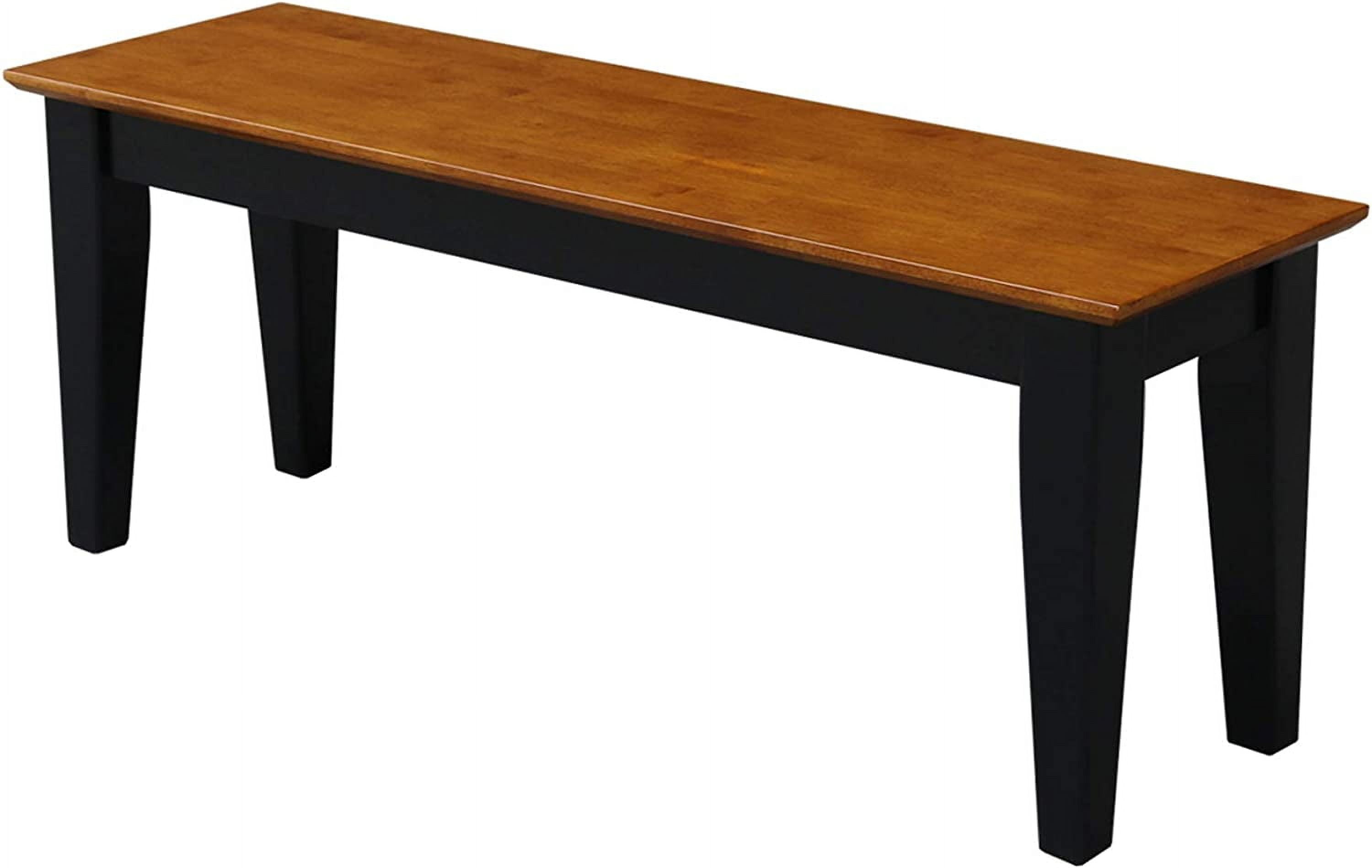Shaker Bench 450 Wt. Capacity, Solid Real Wood, Sturdy Parawood ...
