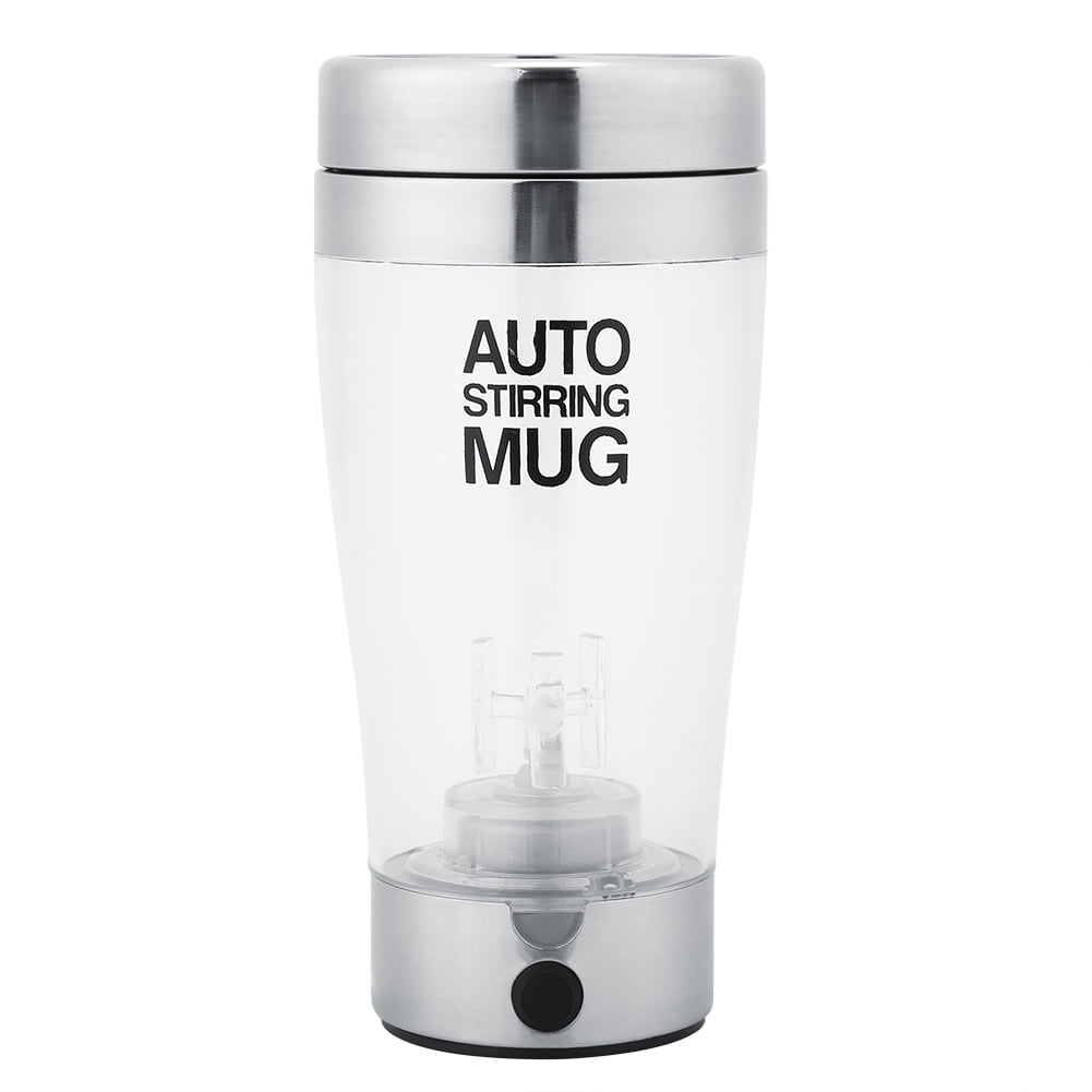 Shaker Bottle,Functional mixing cup,400ml Stainless Steel Electric ...