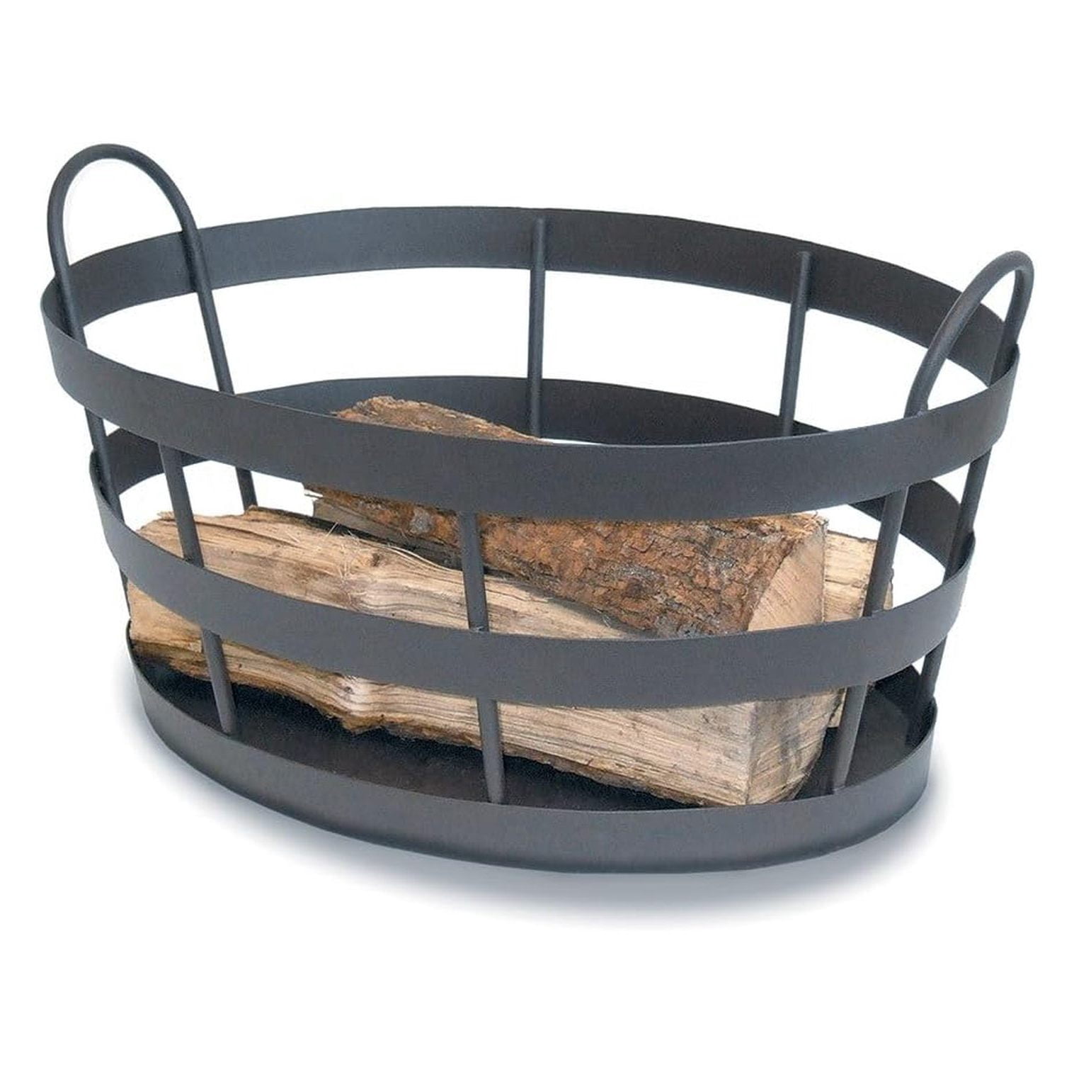 Shaker, Graphite Firewood Log Basket Bin Holder, 4 Units - Walmart.com