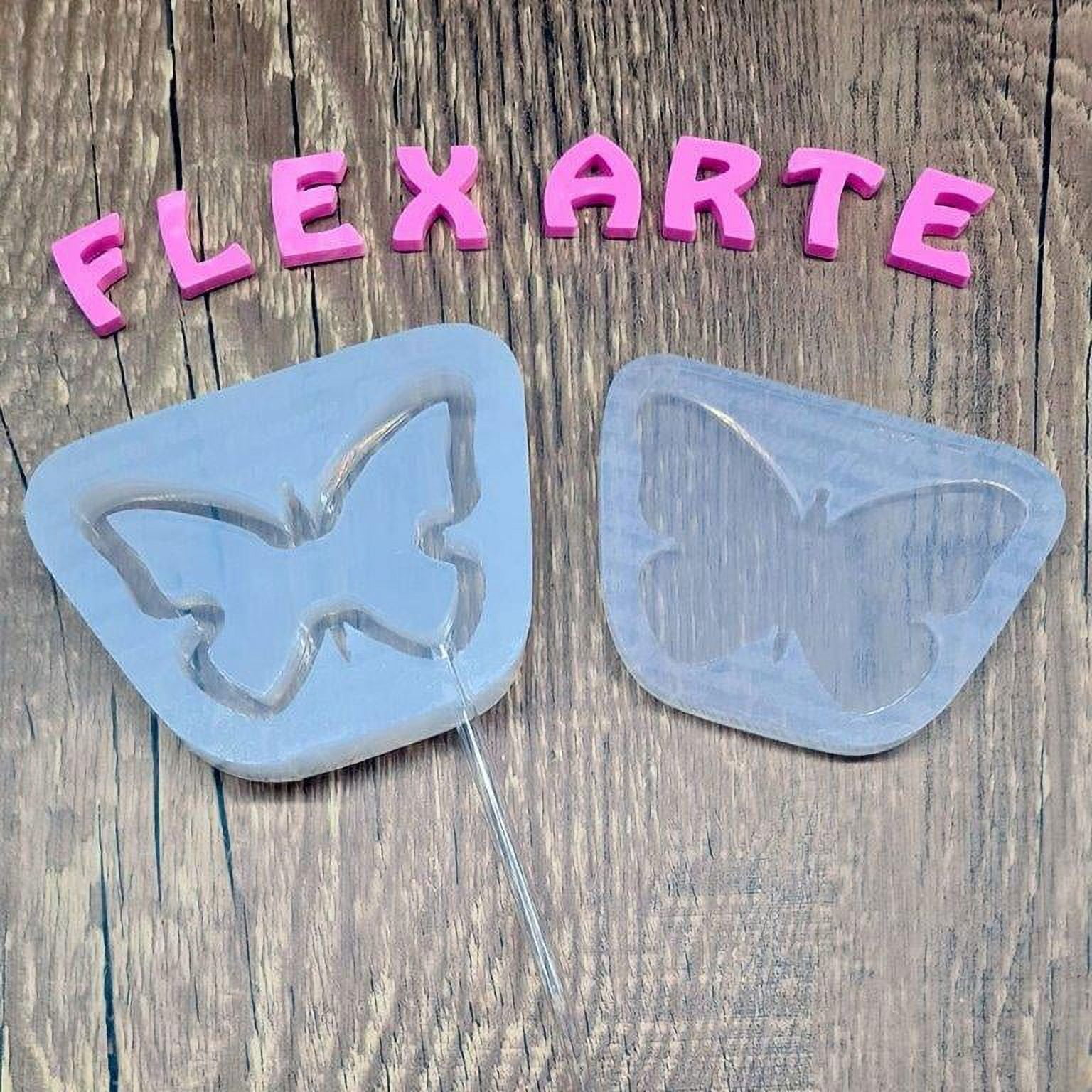 Shaker Lollipop Rattle Butterfly Silicone Mold making Hard Candy ...