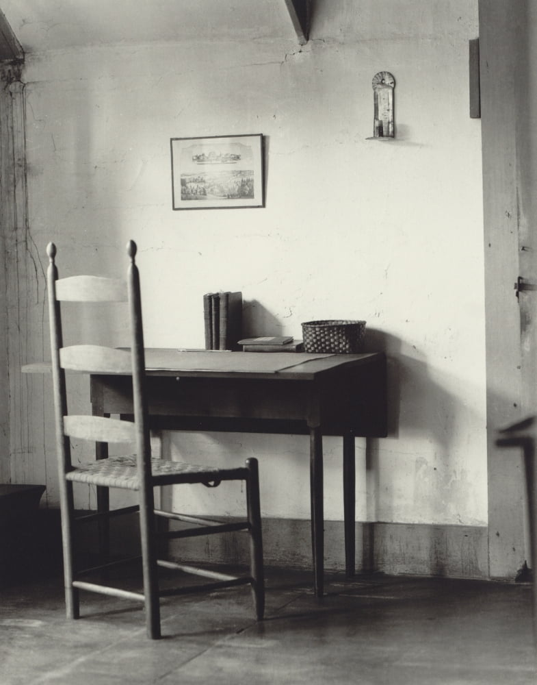 Shaker Sewing Table And Chair At The Hancock Shaker Village Near ...