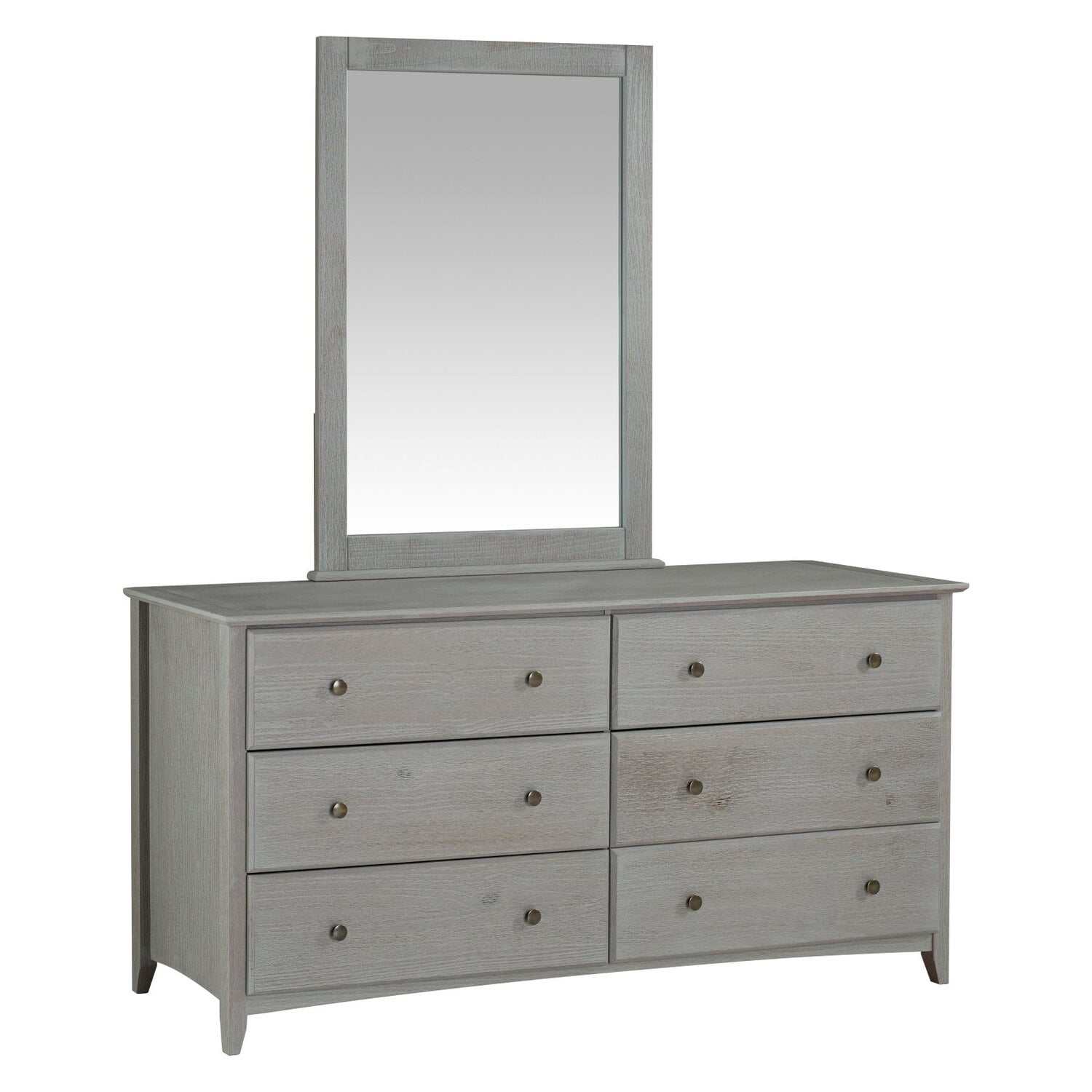 Shaker Style Mirror for 6 Drawer Dresser - Multiple Finishes - Walmart.com
