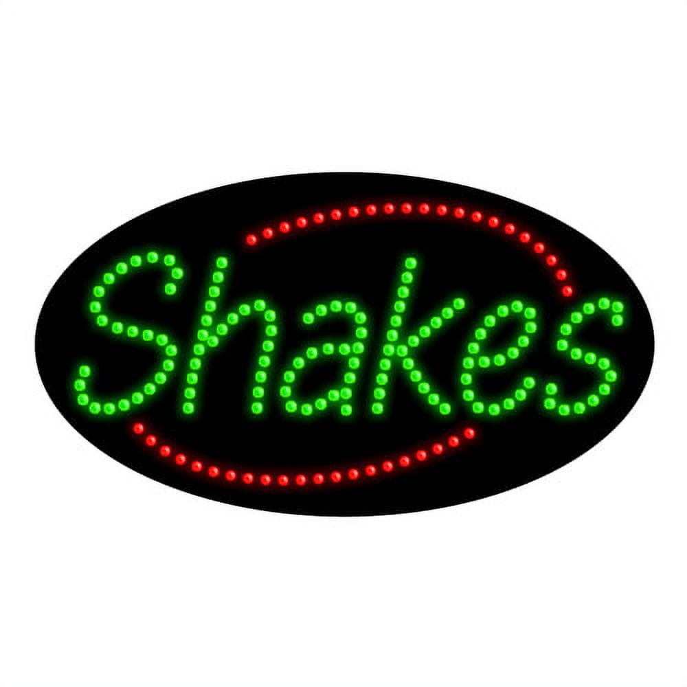 Shakes-LED Dots Sign Made in USA - Walmart.com