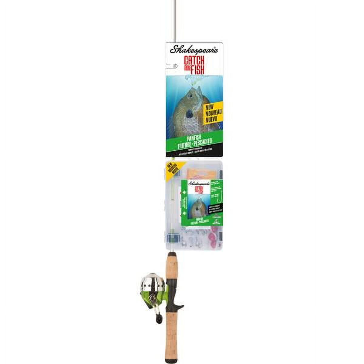 Shakespeare 4'6 Catch More Fish Youth Spincast Fishing Reel Rod ...