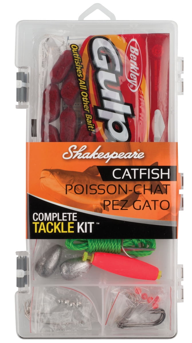 Shakespeare Catch More Fish Catfish Tackle Box Kit - Walmart.com