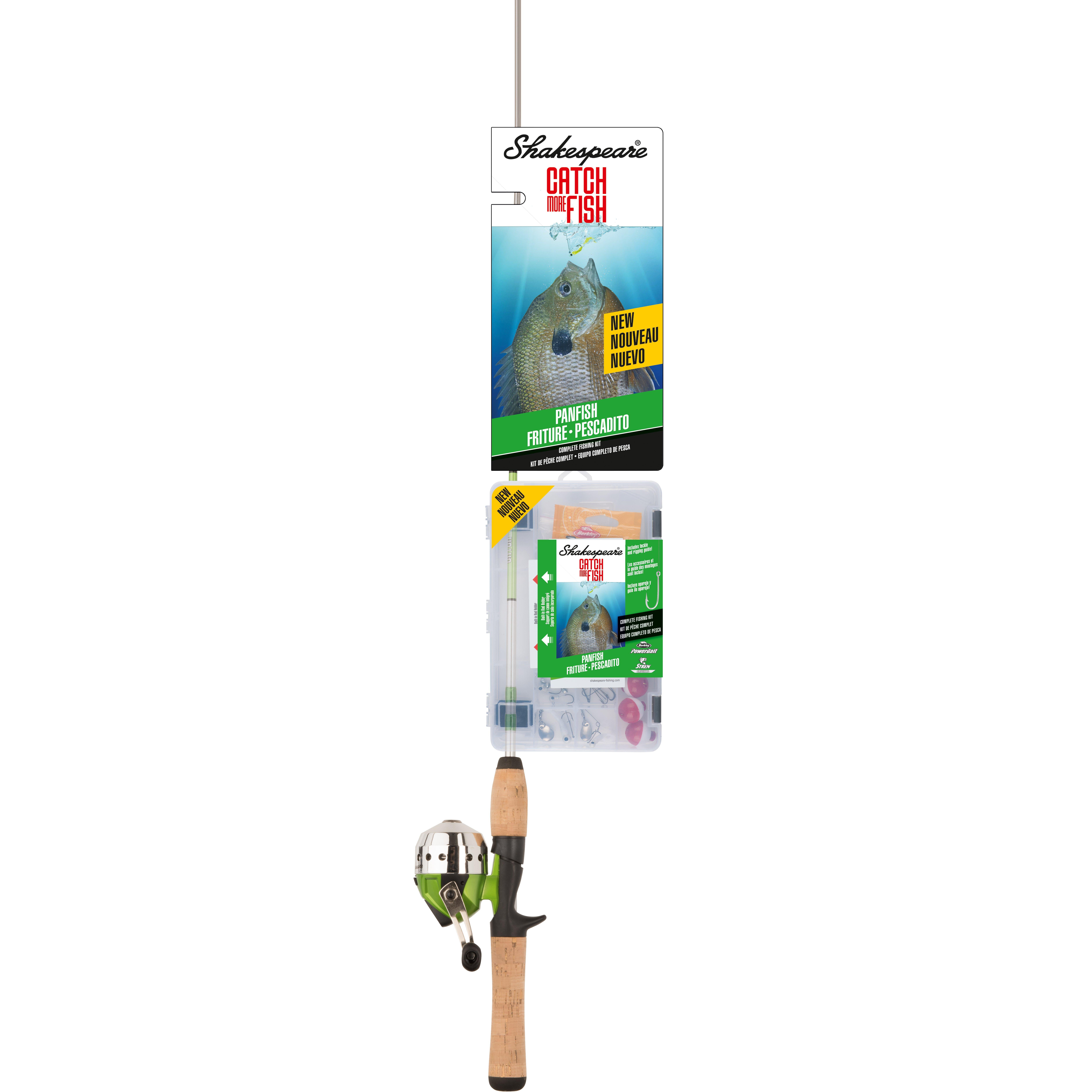 Shakespeare Catch More Fish Panfish Spincast Fishing Combo - Walmart.com
