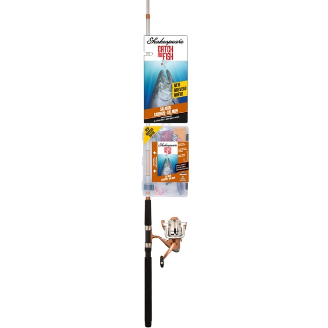 Shakespeare Catch More Fish™ Salmon Spinning, 8' Medium Heavy Fishing ...