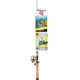 Shakespeare Catch More Fish Spincast Reel and Youth Fishing Rod Combo ...