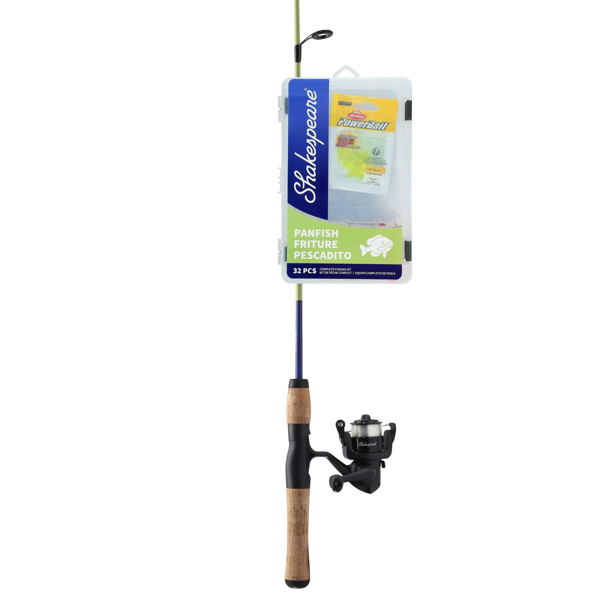 Shakespeare Catch More Fish Panfish Spinning Reel and Fishing Rod Combo ...