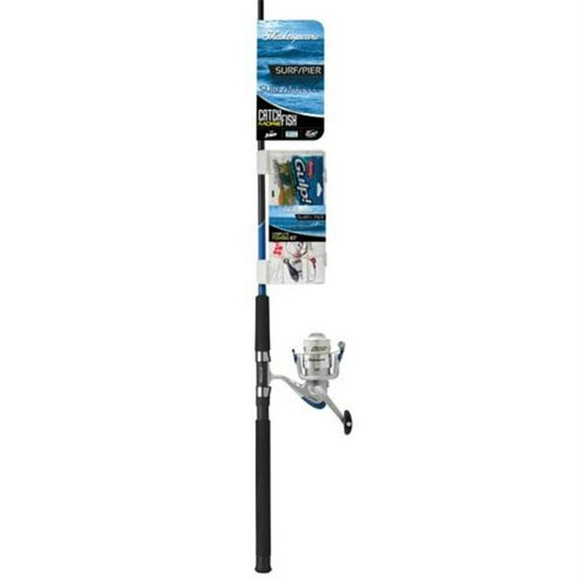 Shakespeare Catch More Fish Surf Pier Combo with Rod Reel Line Bait ...