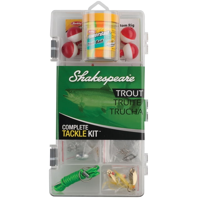 Shakespeare Complete Trout Tackle Box Kit - Walmart.com