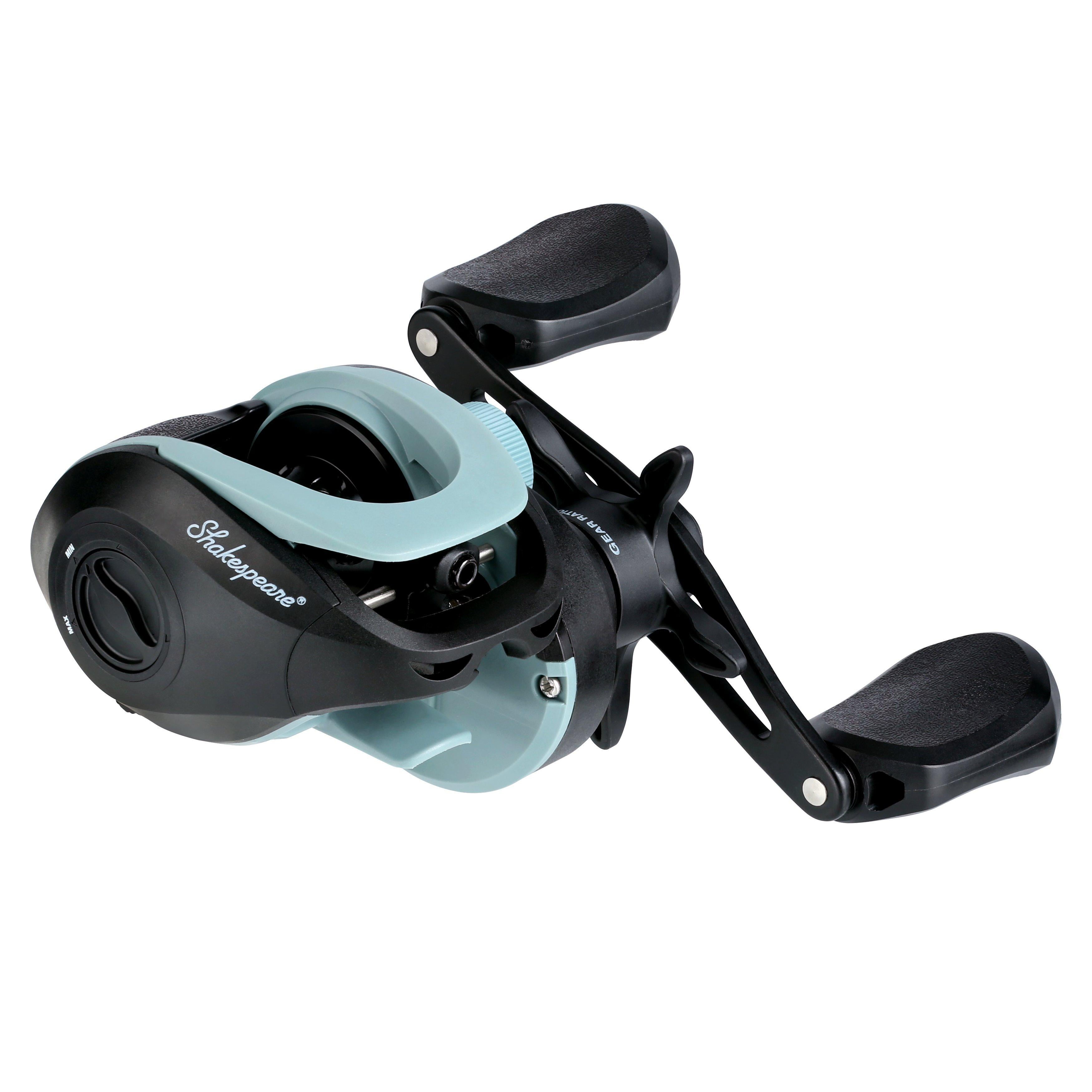 Shakespeare Excursion Low Profile Baitcast Fishing Reel, Left-Handed ...