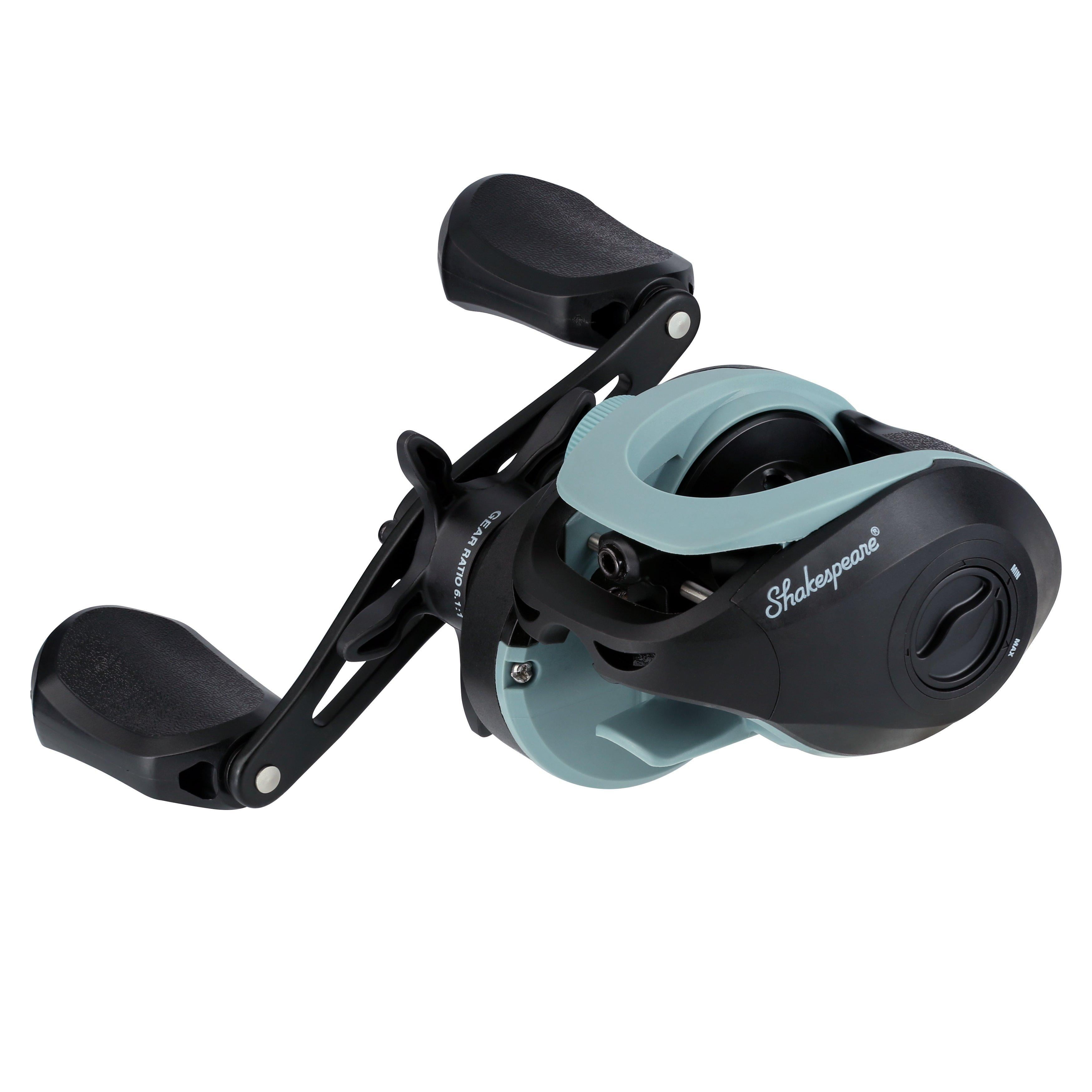 Shakespeare Excursion Low Profile Baitcast Fishing Reel, Right-Handed ...