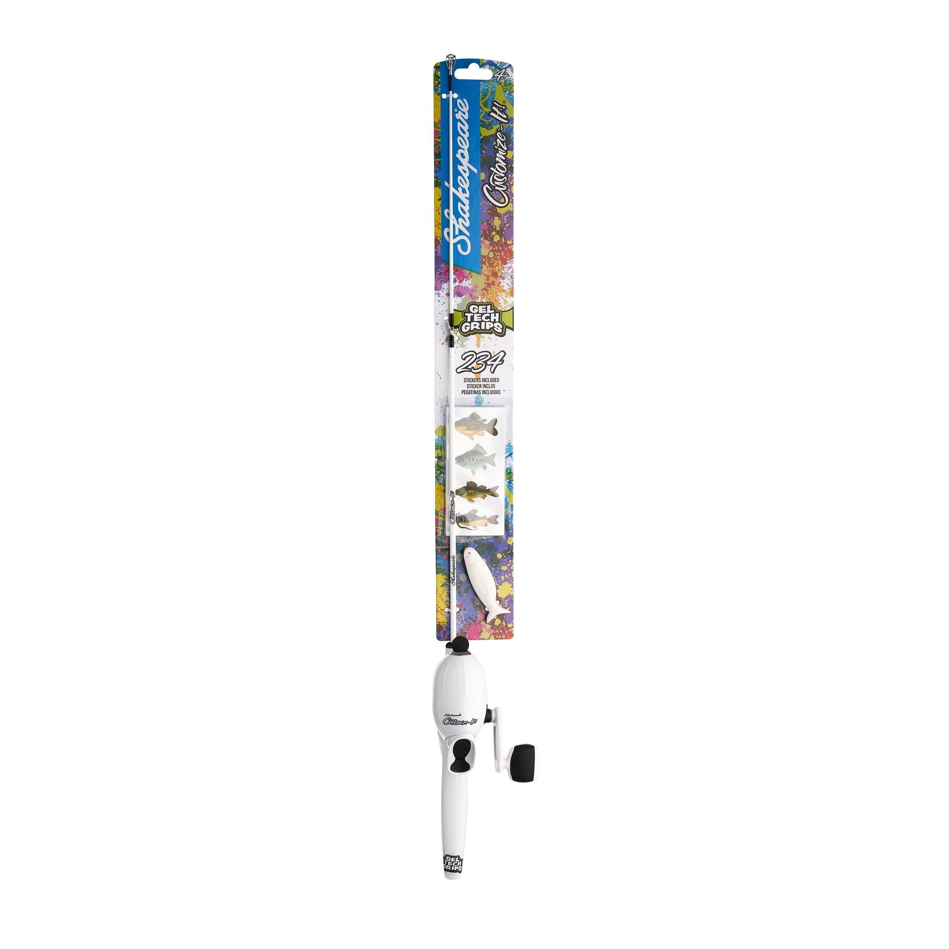 Shakespeare Customize It Advanced Kit 2'6" Spincast Combo for Kids ...