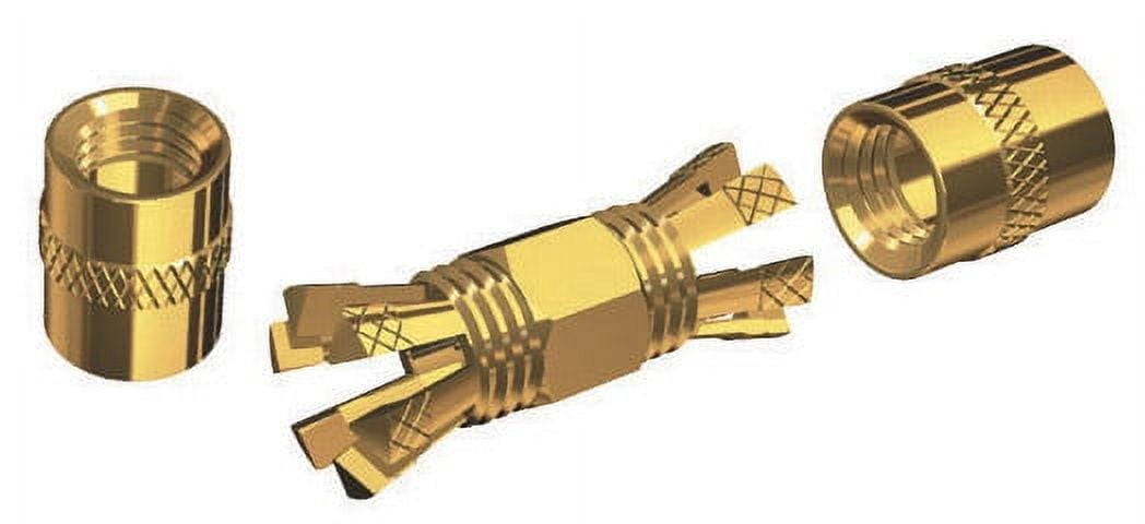 (Price/EA)Shakespeare PL-258-CP-G PL258 Gold Plated Solderless Double ...