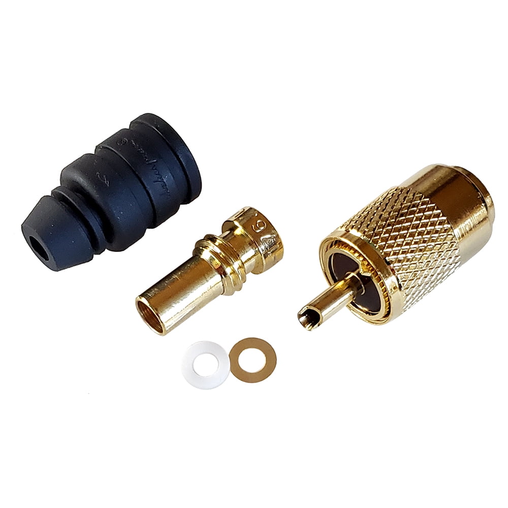Shakespeare PL-259-8X-G Solder-Type Connector w/UG176 Adapter & DooDad ...