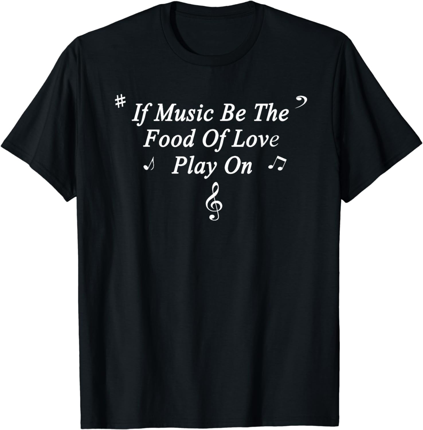 Shakespeare Quote "If Music Be The Food of Love Play On" - Walmart.com