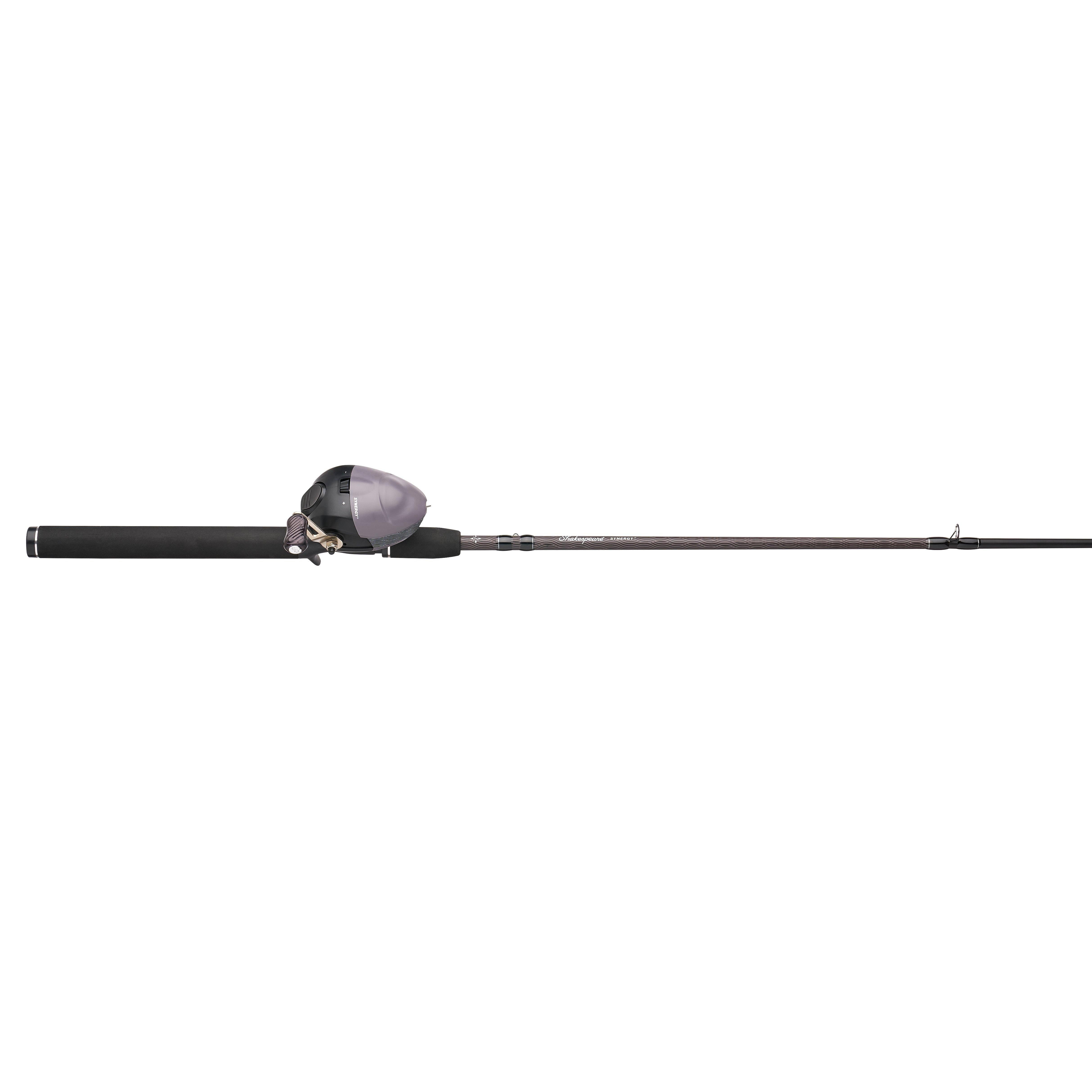 Shakespeare Synergy Spincast Combo 6'6" 1-Piece Fishing Rod and Reel ...