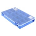 Shakespeare Tackle Box, 4-Pack, Adjustable Dividers, Blue Swirl ...
