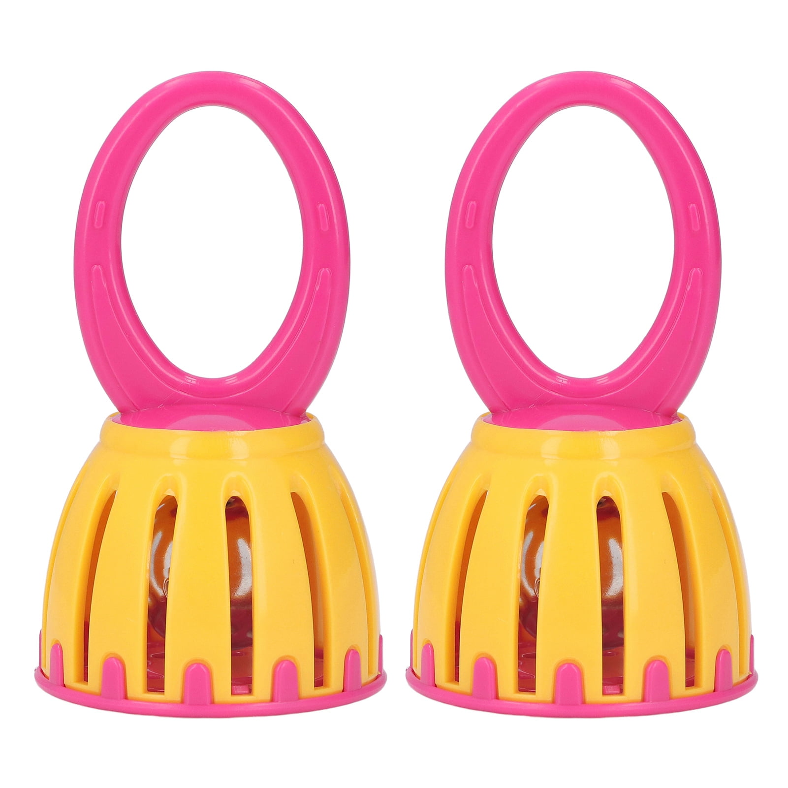 Shaking Sleigh Bell Handbell,Engaging Handled Cage Bell Rattle Set ...