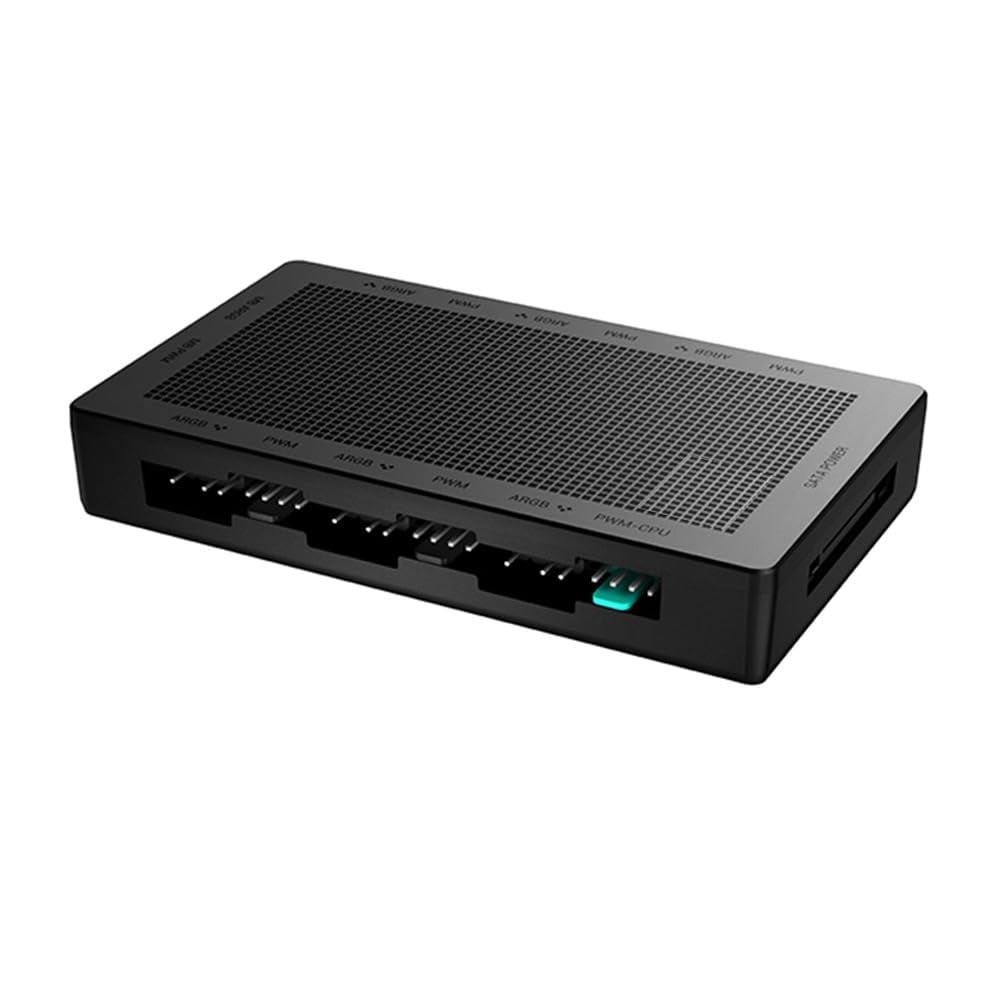 Shaking Tank 1to6 ARGB KEF16 and PWM HUB,6 Ports for Addressable RGB ...
