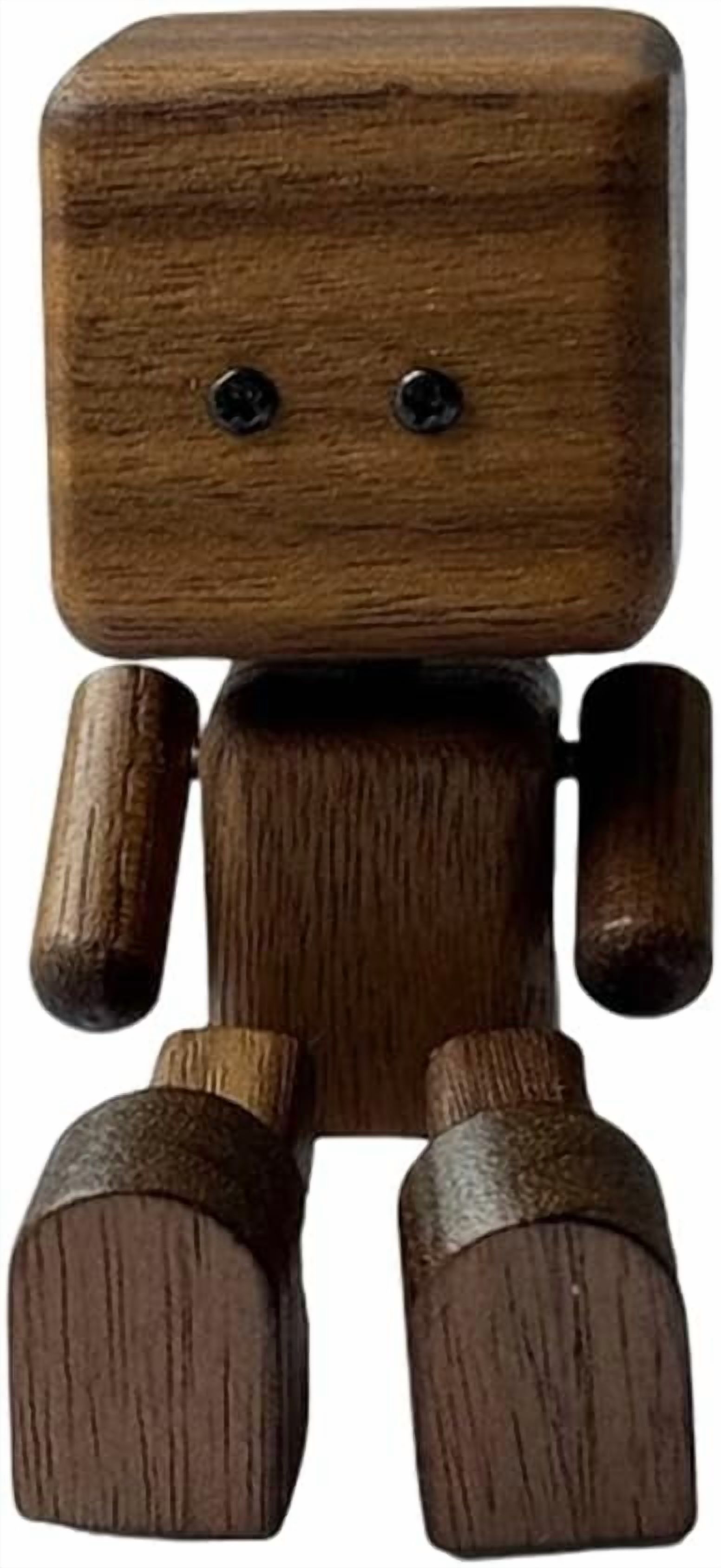 Shaking Wooden Man Figurine, Handmade Shaking Feet Wooden Man, Charming ...