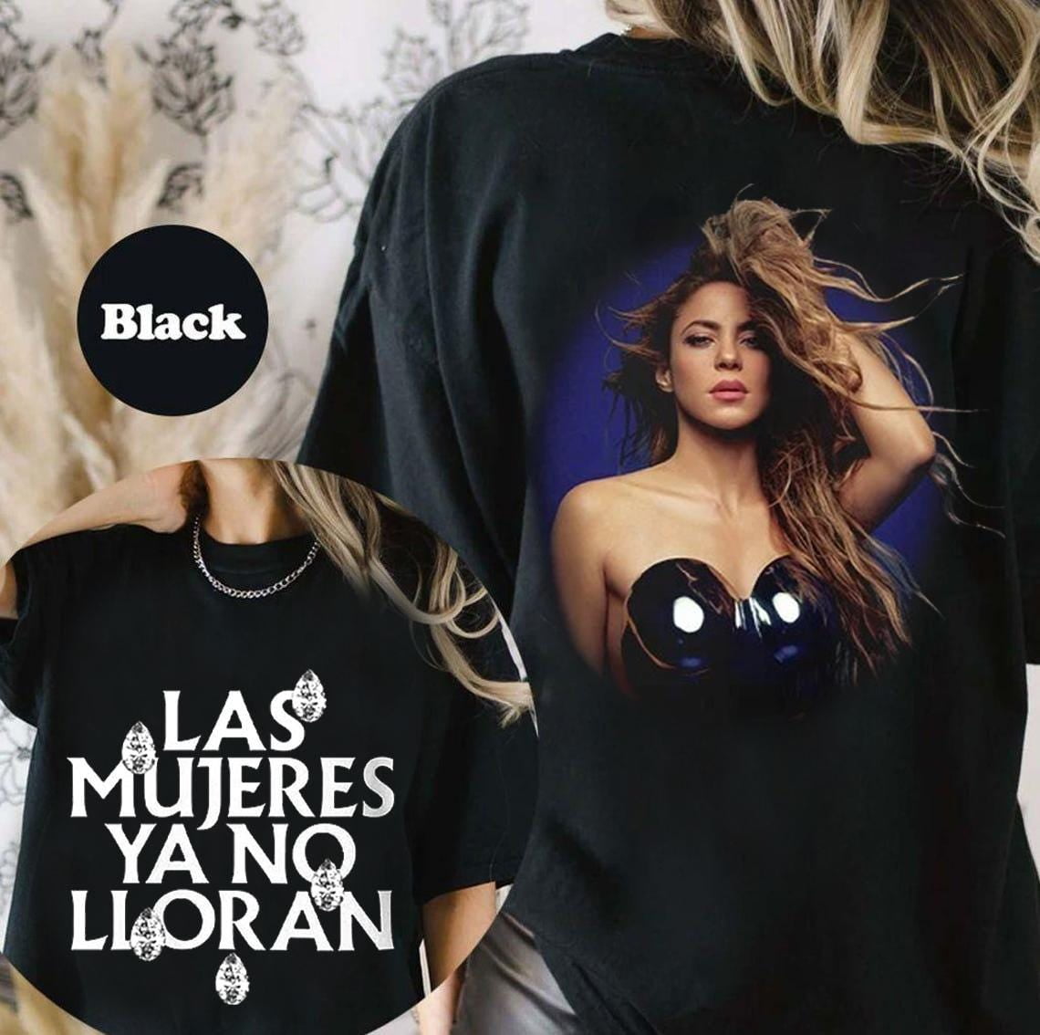 Shakira Las Mujeres Ya No Lloran World Tour 2025 Shirt, Shakira 2025 Concert Shirt, Shakira ...