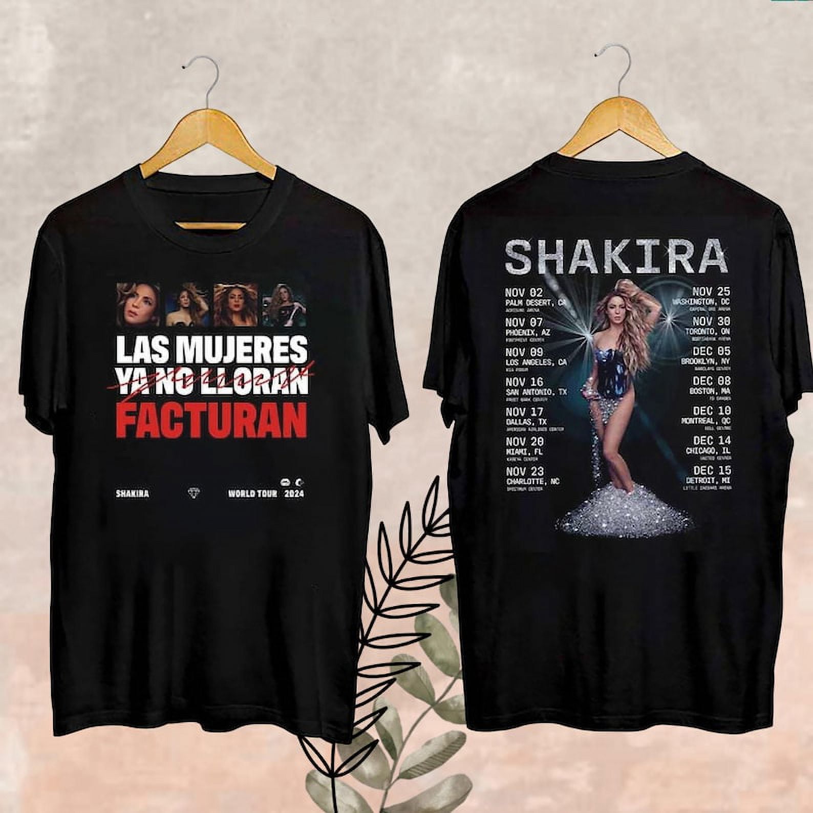 Shakira Las Mujeres Ya No Lloran World Tour 2024 Fan Shirt, Shakira ...