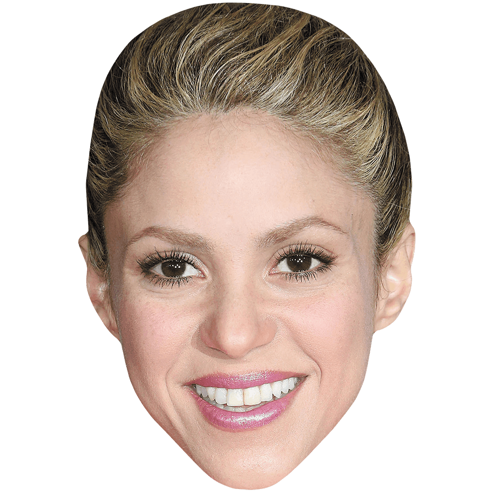 Shakira (Smile) Flat Cardboard Face - Walmart.com