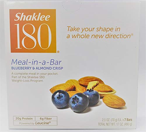 ShakleeÂ® 180 Meal-in-a-BarÂ® (Blueberry & Almond Crisp - 7 Bars ...