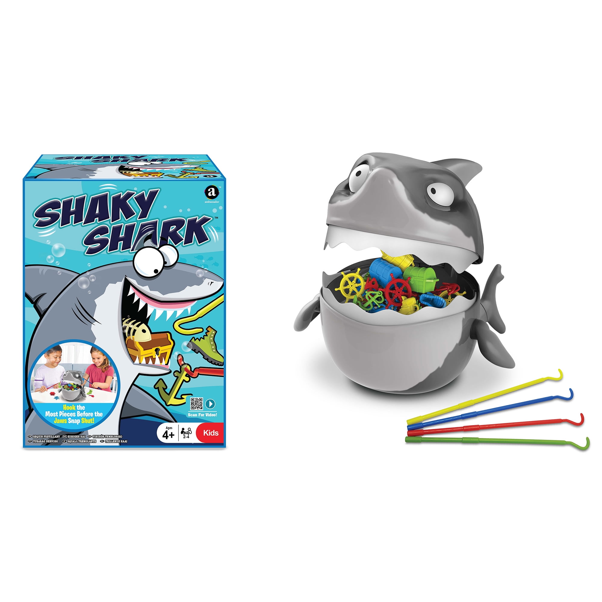 Shaky Shark Children's Reflex Game For Kids Ages 4+ - Walmart.com