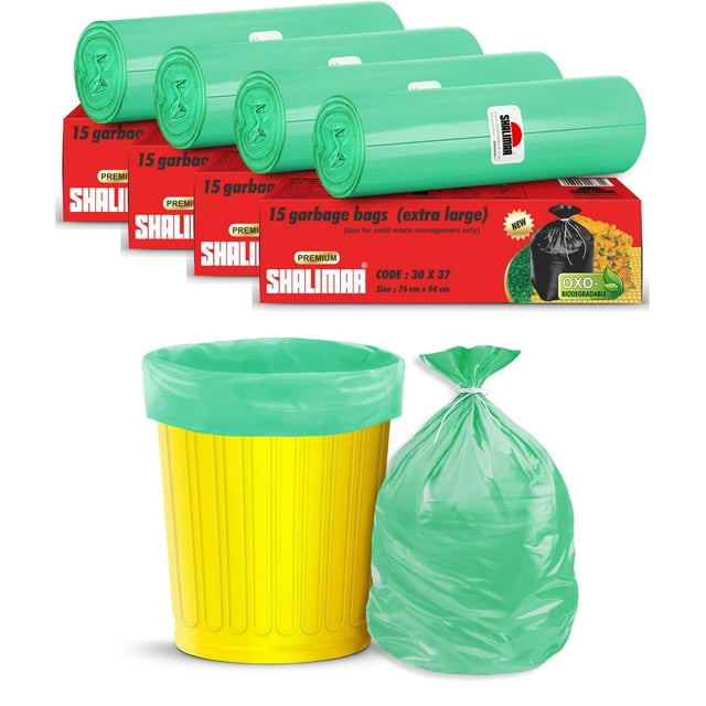 Shalimar Premium Oxo - Biodegradable Garbage Bags 30 X 37 Inches (Extra ...