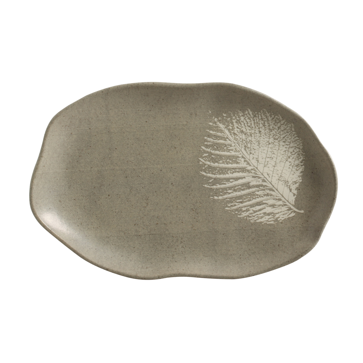 Shallow Oval Platter Medium Stoneware 11.81x7.87" Seiva - Walmart.com