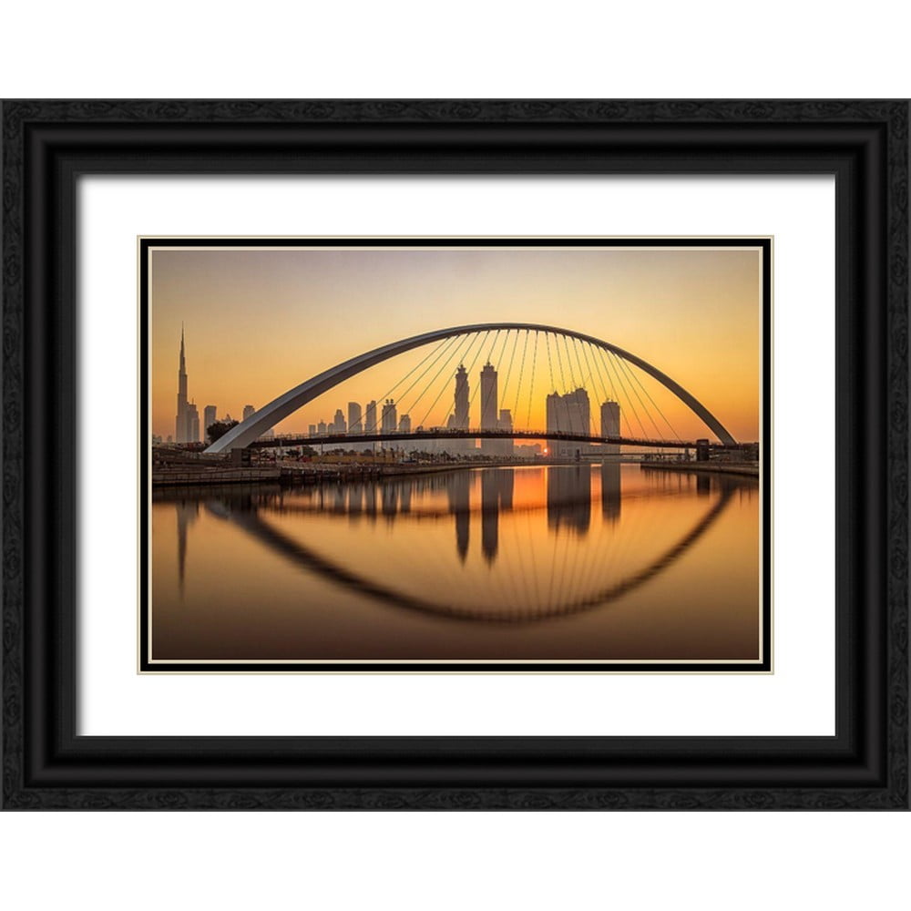 Shamaa, Mohammed 18x13 Black Ornate Wood Framed with Double Matting ...